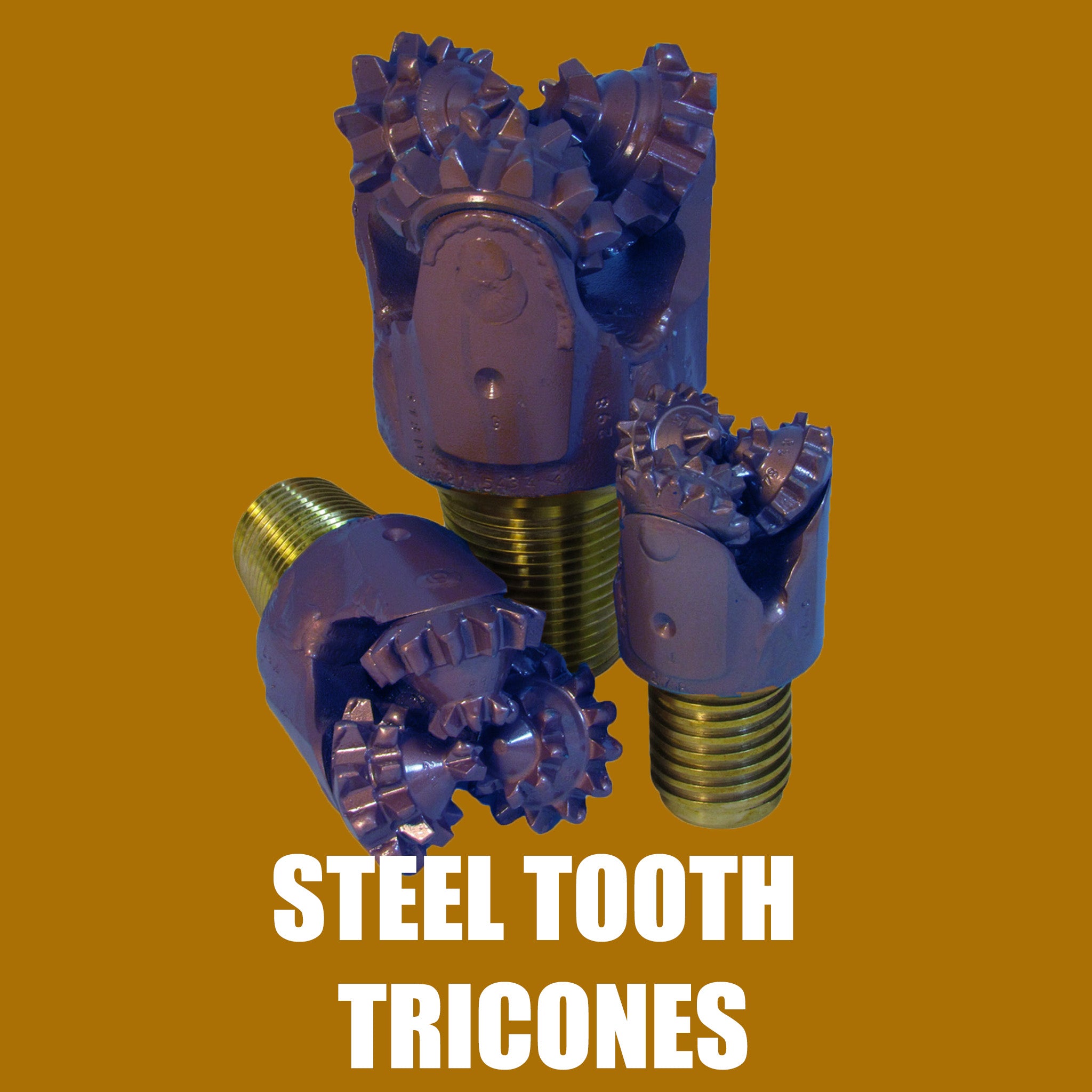 Steel Tooth Tricone Bits – Drill-It
